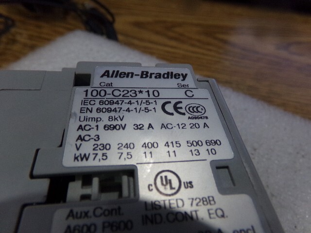 Allen Bradley Cat. #: 100-C23*10 Contactor. Series: C | eBay