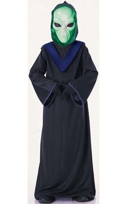 ALIEN COMMANDER CHILD BOYS BOOK WEEK GLOW DARK MASK DRESS UP HALLOWEEN ...