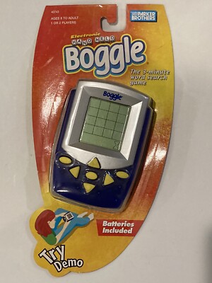 BOGGLE Electronic Hand Held Game Hasbro Parker Brothers Word Search ...