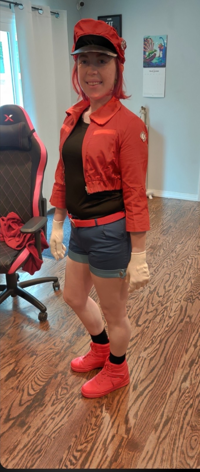 Cells at Work Red Blood Cell Cosplay Costume - Gem