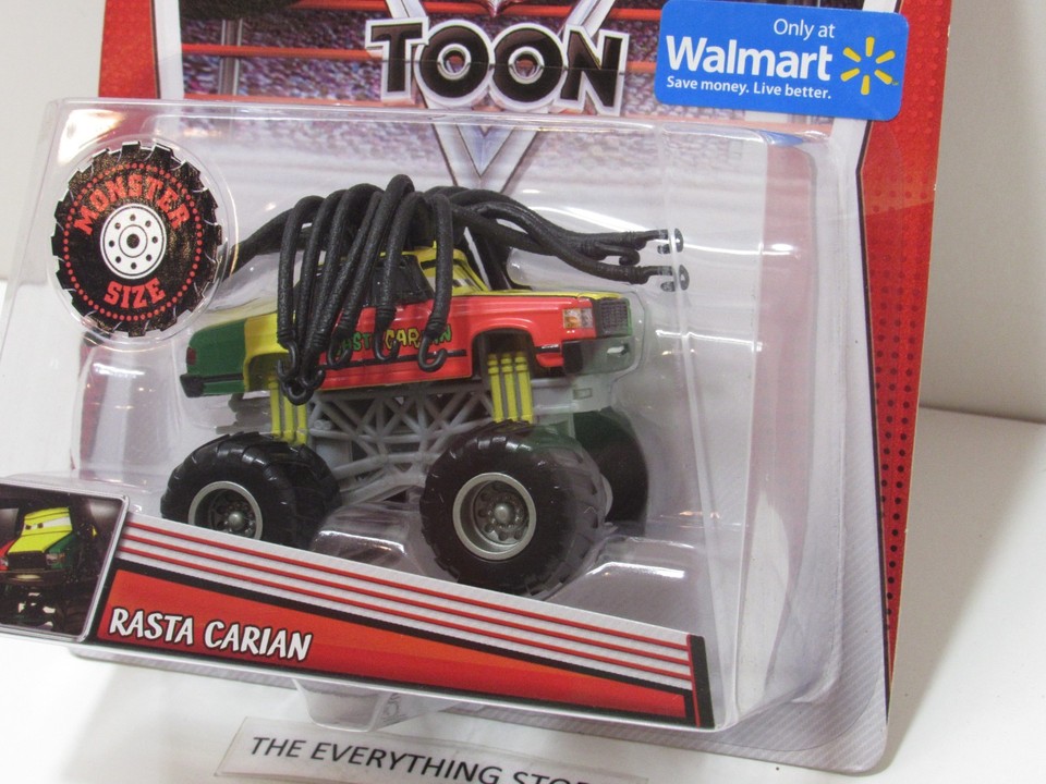 DISNEY PIXAR CARS TOON RASTA CARIAN MONSTER TRUCK MATER SERIES FREE ...