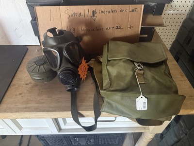 US Military M40A1 Gas Mask Size Any Size Original Carrying Bag & Filter ...