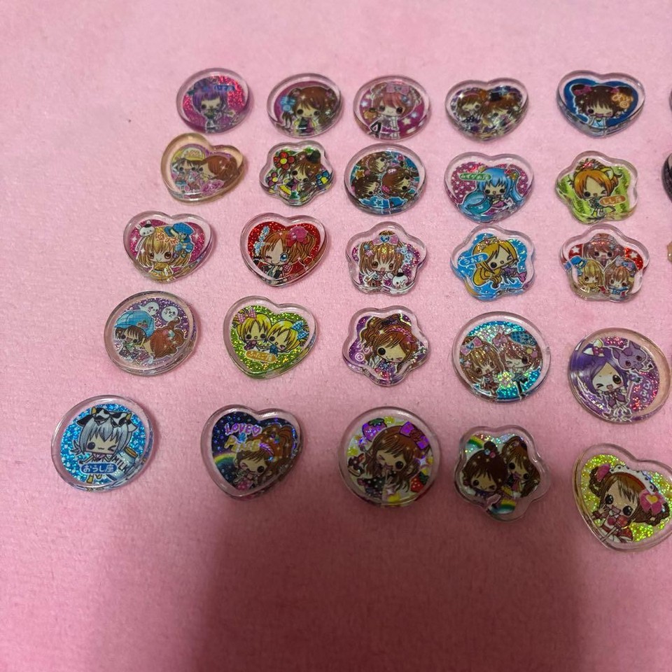 Heisei Retro Ohajiki Sticker Girl Ohajiki Sticker Heisei Girl Seal ...