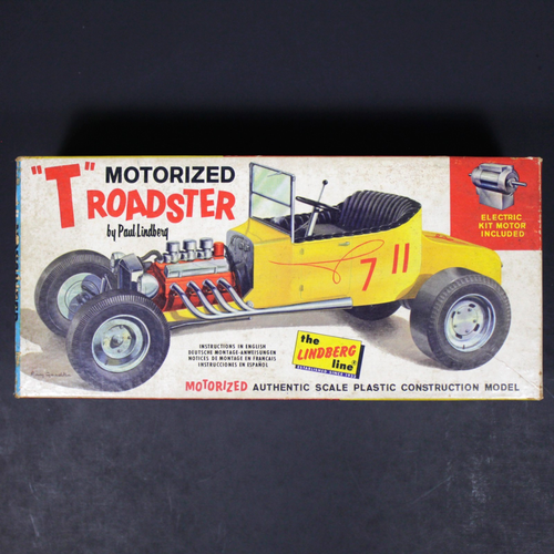 Motorized T Roadster 1/24 Car Model Hotrod Kit Yellow 1965 by Paul ...