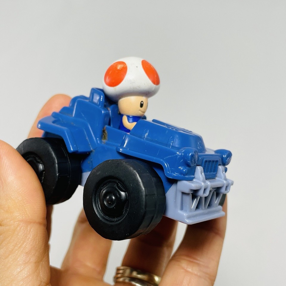 Nintendo McDonald Toad Mariokart Vehicle Kart Toy Figure Racing Jeep ...