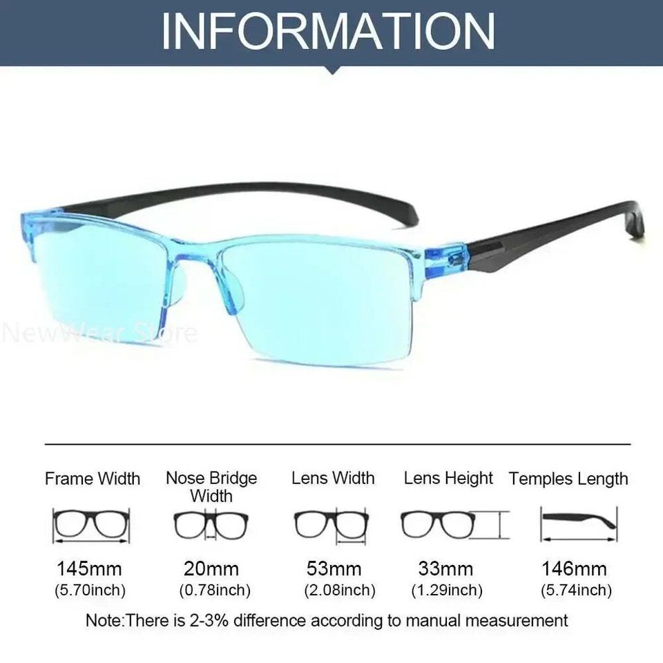 Smart Automatic Zoom Reading Glasses Anti Blue Ray Eyeglasses Autofocus ...