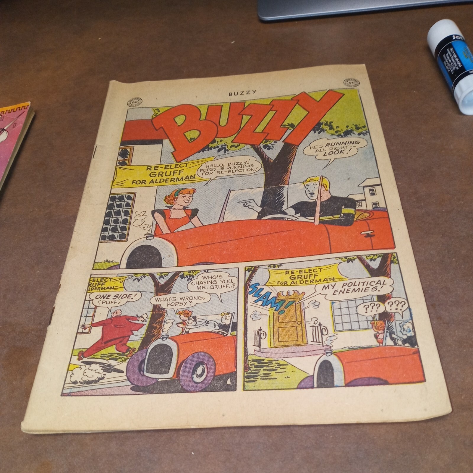BUZZY Comics #40 DC pre-code teen humor Bicycle cover GGA judy binky archie | eBay