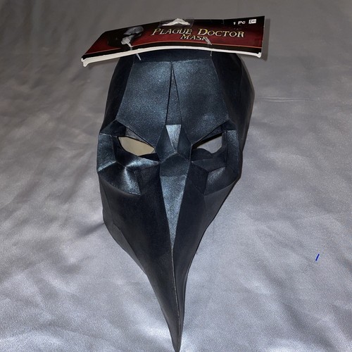 Plague Doctor Mask Halloween Black 1 Size Crow | eBay