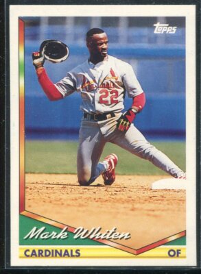 1994 Topps Baseball Mark Whiten #54 St. Louis Cardinals | eBay