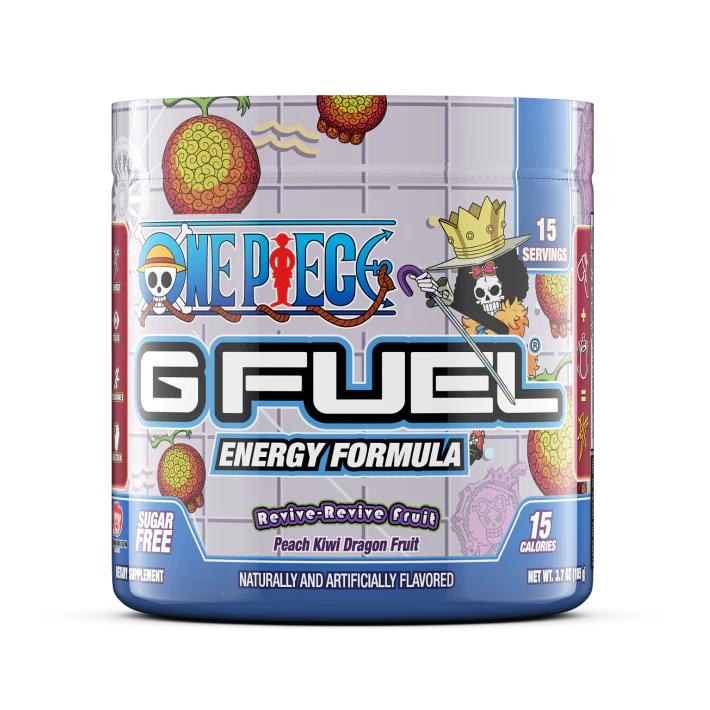 G Fuel One Piece Treasure Chest Collector's Box 4 Mini Energy Tubs ...