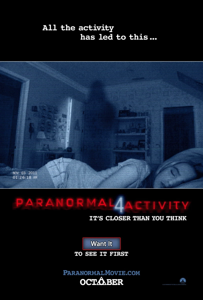 Paranormal Activity 1 Poster