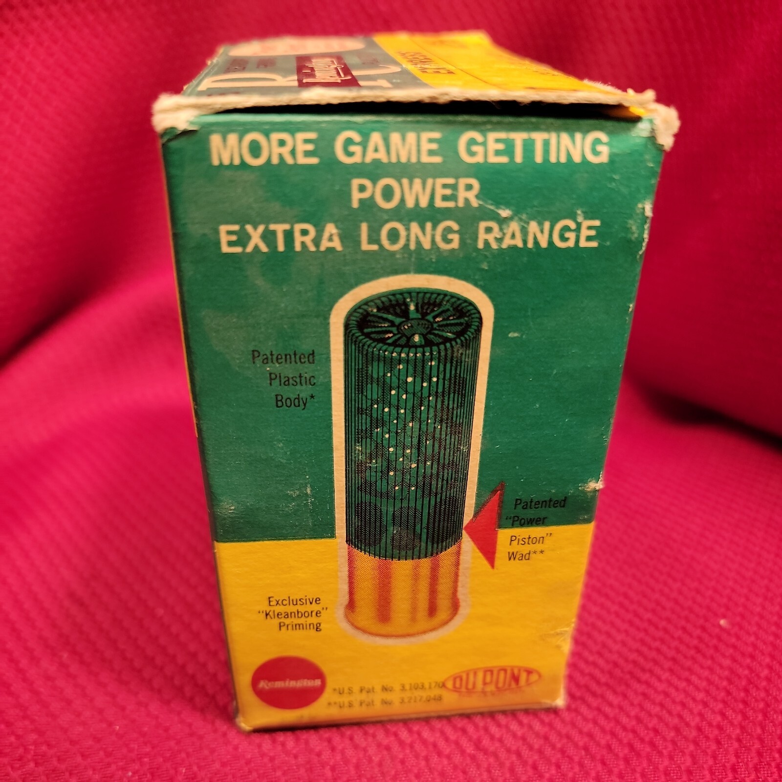 vtg REMINGTON Kleanbore EXPRESS power piston Shotgun Shell EMPTY BOX 12 ...