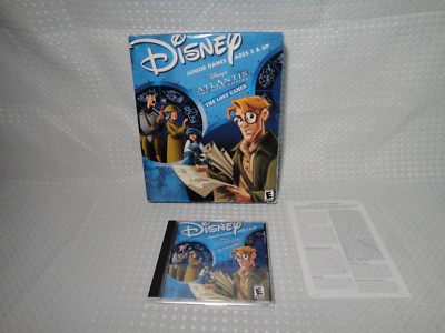 Disney Atlantis the Lost Empire The Lost Games PC CD-Rom Game ...