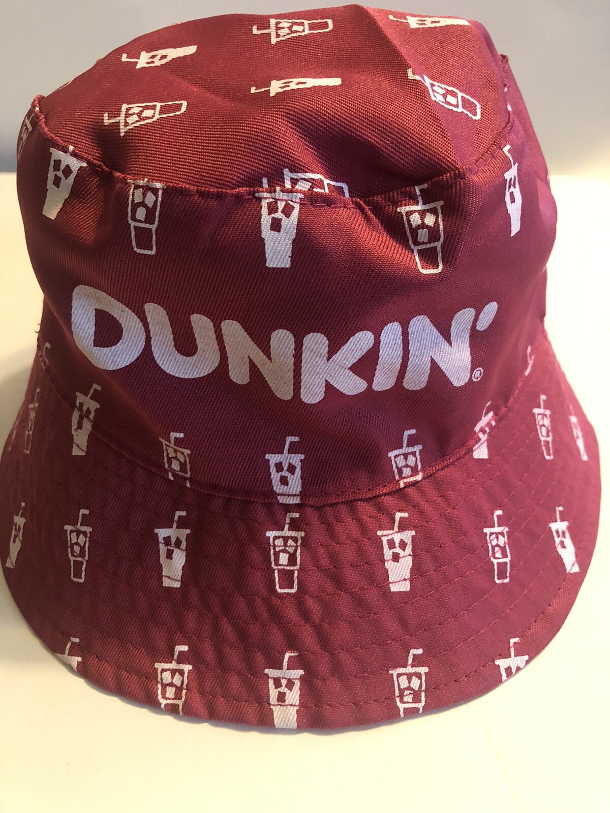 Dunkin Donuts Official Reversible Bucket Hat Orange & Pink | eBay
