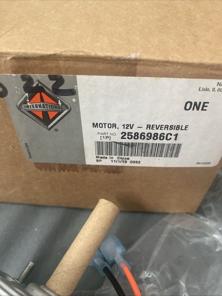 INTERNATIONAL OEM - HEATER BLOWER MOTOR, 12V, REVERSIBLE 2586986C1 | eBay