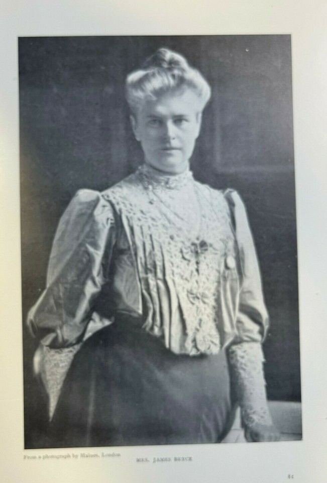 1907 Vintage Magazine Illustration Mrs. James Bryce | eBay UK