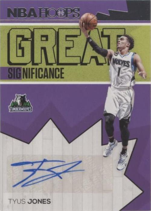 2016-17 Panini NBA Hoops - Great Significance Tyus Jones #59 (AU) for ...
