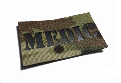 Medic / Paramedic IR Infrared reflective OCP Multicam IR US Flag Patch ...