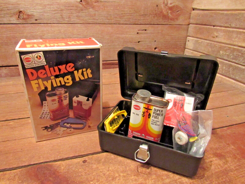 Vintage Cox Deluxe Flying Kit Model Airplane Starting Kit With Original ...