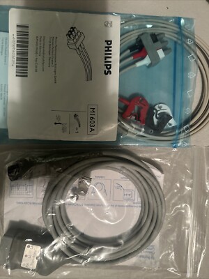 KENDALL AA2320 ECG CABLE 3 LEAD CONN6 POS/AA And M1603A | eBay