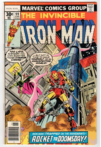 Marvel - INVINCIBLE IRON MAN #99 - NM 1977 Vintage Comic | eBay