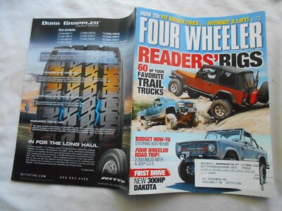 FOUR WHEELER Magazine-JANUARY,2008 | eBay