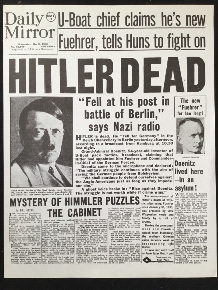 Death Of Hitler
