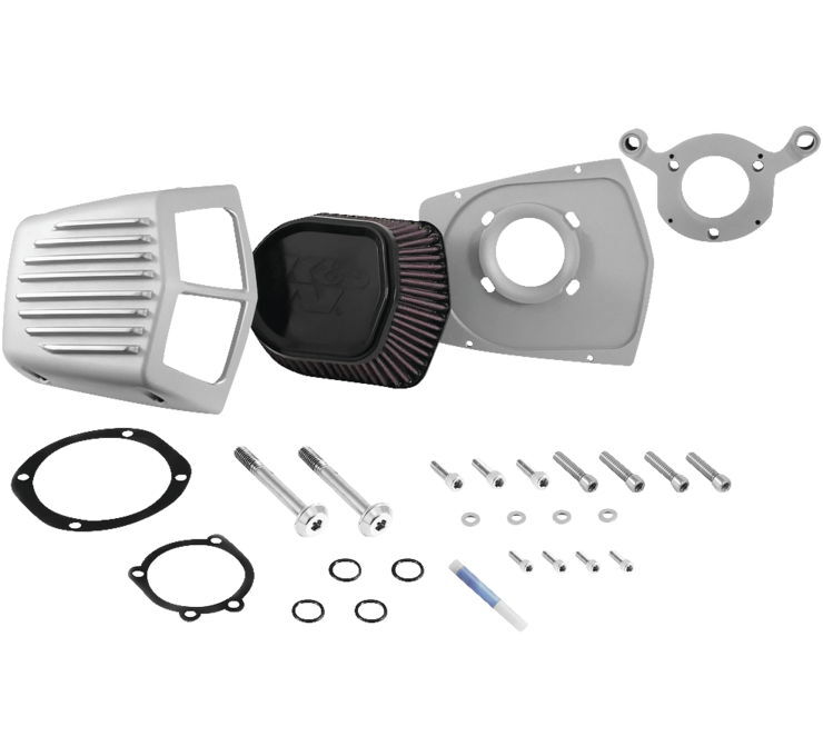 K&N Street Metal Shaker Chrome Air Intake Harley Brand NEW Made In The ...