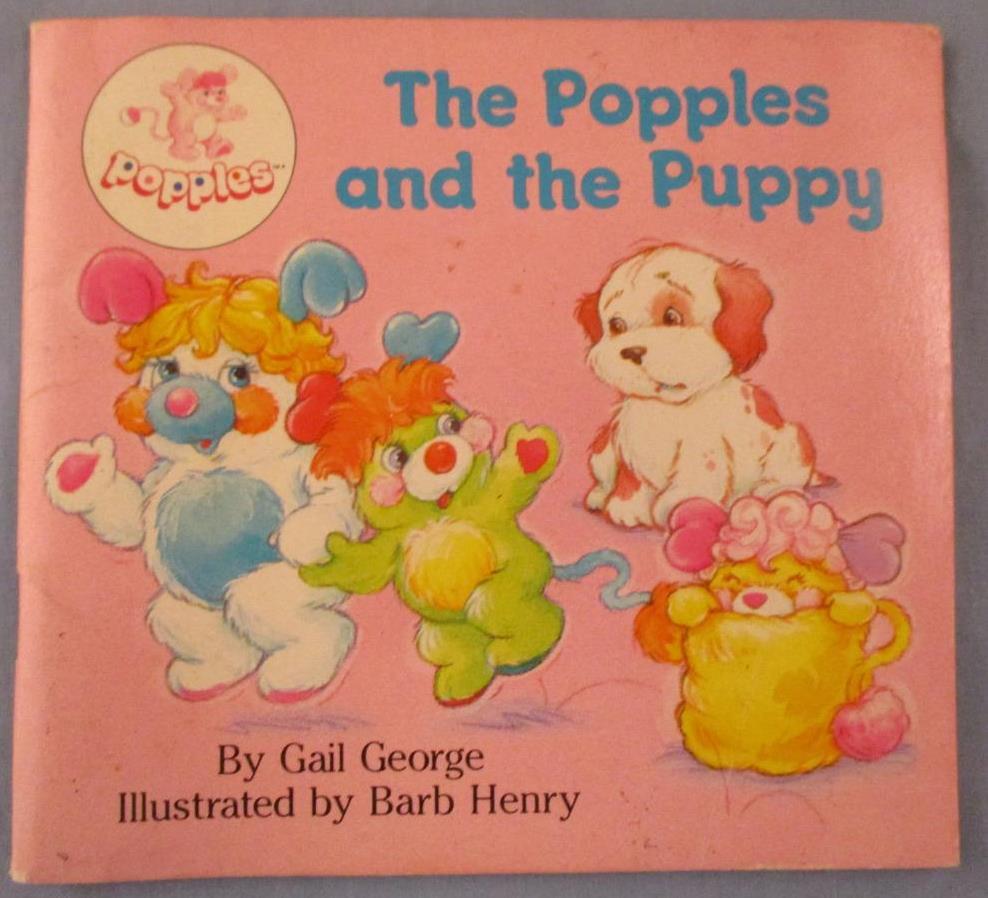 Vtg 1986 The Popples and the Puppy Children's Book By Gail George Plush ...
