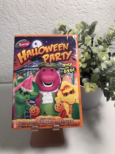 Barney Halloween Party (DVD, 2009) With Slipcover & Orange Case ...
