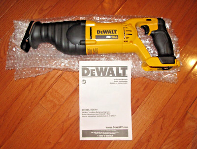 DeWALT DCS381 20V Max Cordless Battery Variable Speed Reciprocating Saw ...