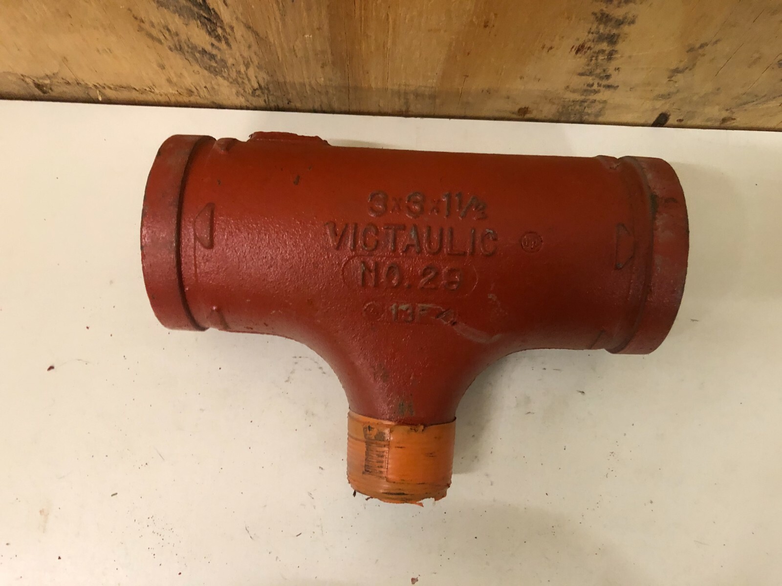 Victaulic Reducing Grooved x Male NPT Tee 3" x 3" x 1 1/2" No 29 | eBay