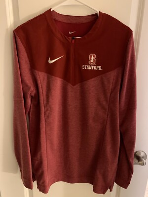 NEW Nike Stanford Cardinals Dri-Fit On Field Apparel 1/4 Zip Size Small ...