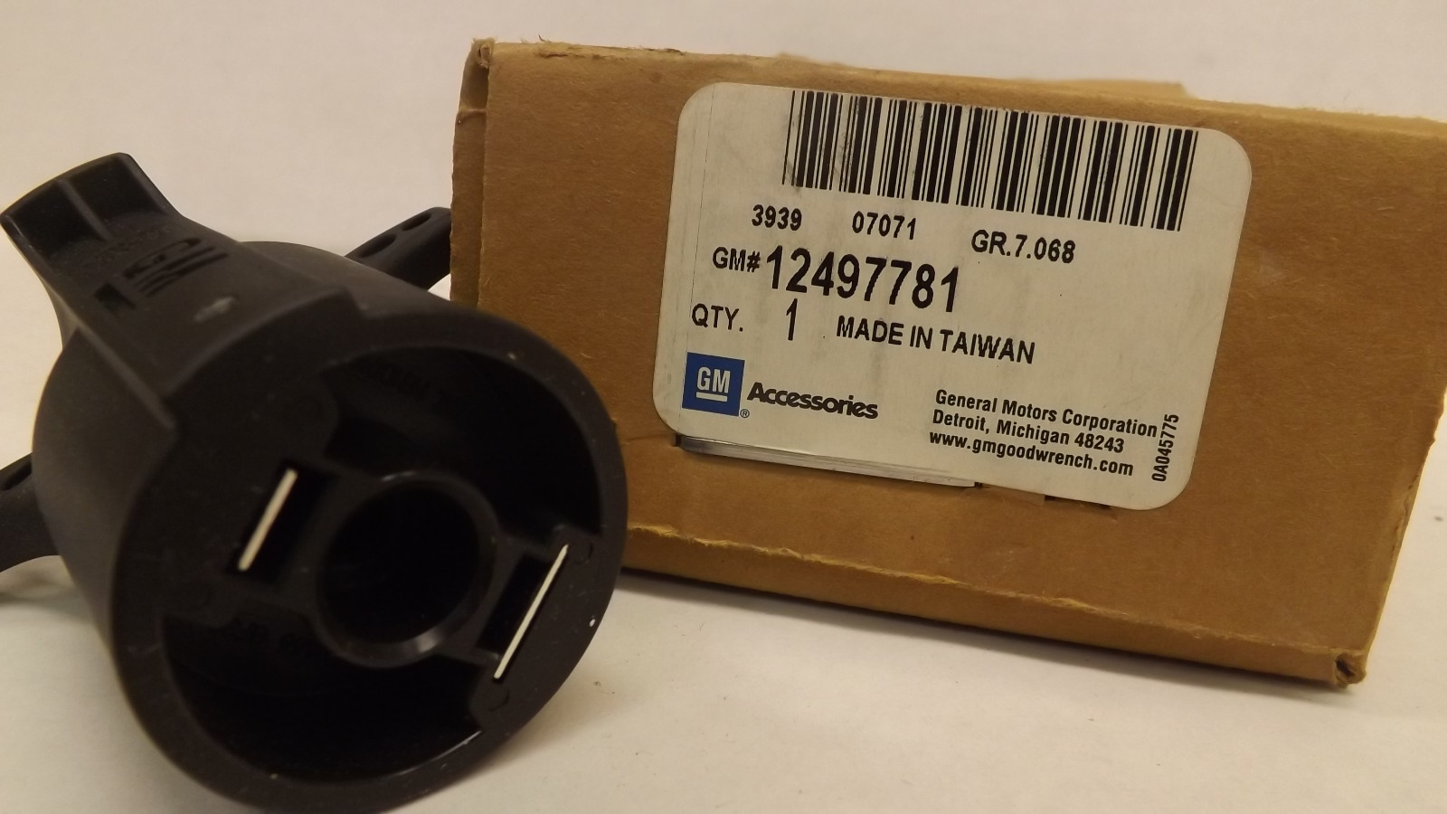 General Motors GM OEM Trailer Wiring Harness Adapter 12497781 7 Pin to ...