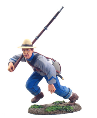 W. Britain - American Civil War Confederate Infantry Charging #3 31044 ...