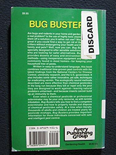 Bug Busters: Poison-free Pest Controls for Your House and Garden [Dec 01, 1990.. 9780895294517| eBay