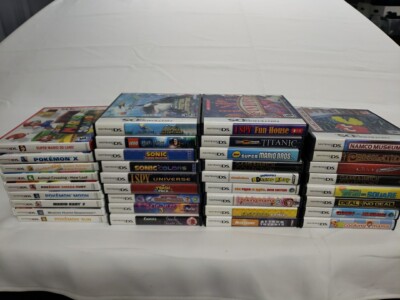 Nintendo DS & 3DS Empty Case Lot Case Only 35 Cases Some with Manuals ...