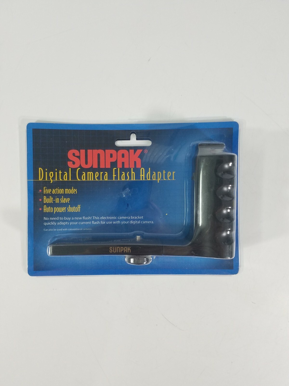 Sunpak Digital Camera Flash Adapter 5 Action w/ Built in Slave and Auto ...
