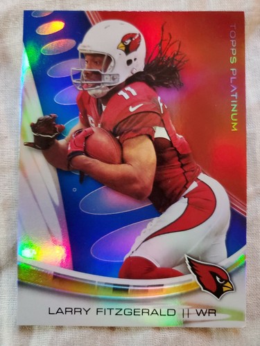 2013 Topps Platinum Larry Fitzgerald BLUE CIRCLES PARALLEL card #87 | eBay