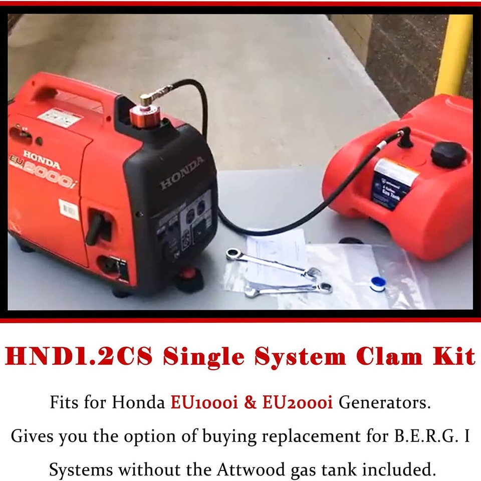 HND1.2CS Clam Kit for Honda EU1000i & EU2000i Generator B.E.R.G.I ...