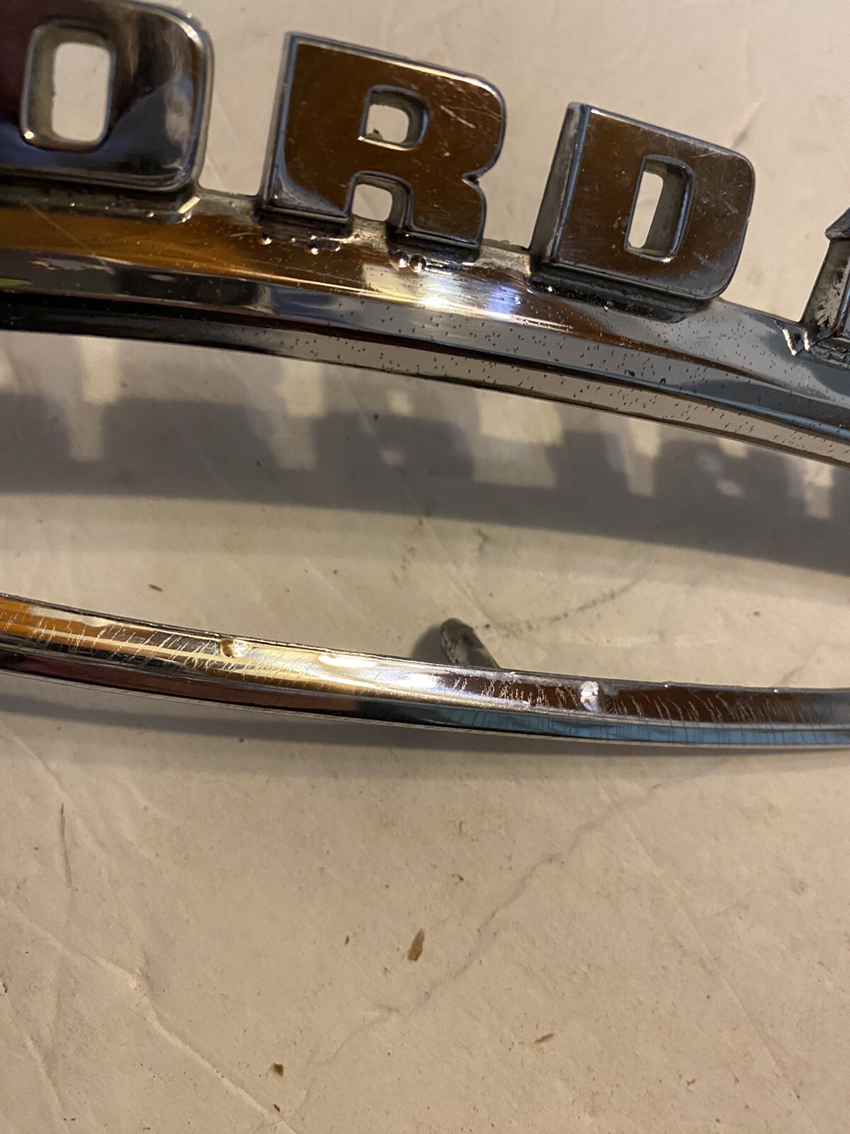 65-66 FORD F100 fender emblem NO INSERT C5TZ-16720 #J | eBay