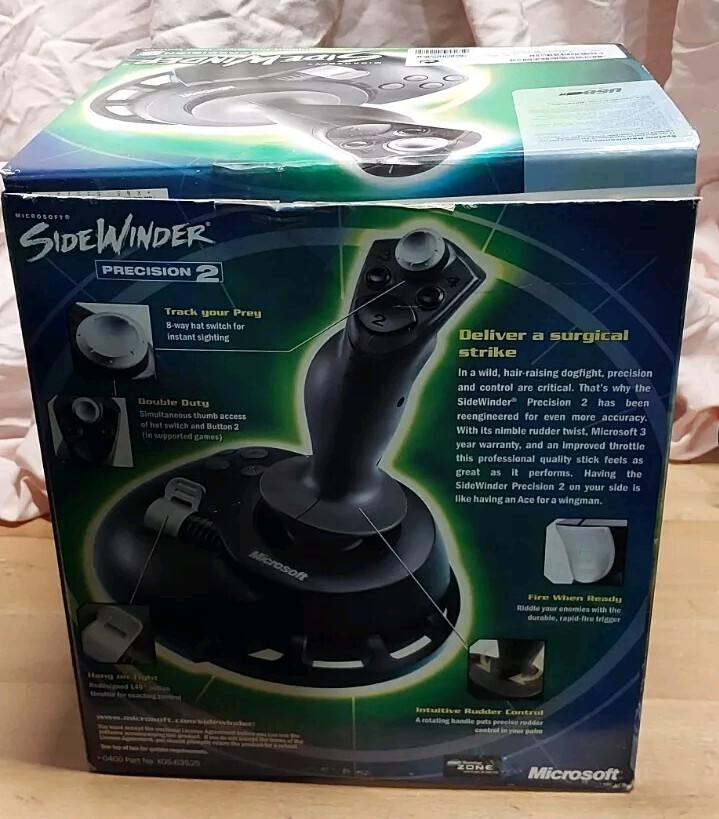 Microsoft SideWinder Precision Pro 2.0 (32600103) Video Games ...