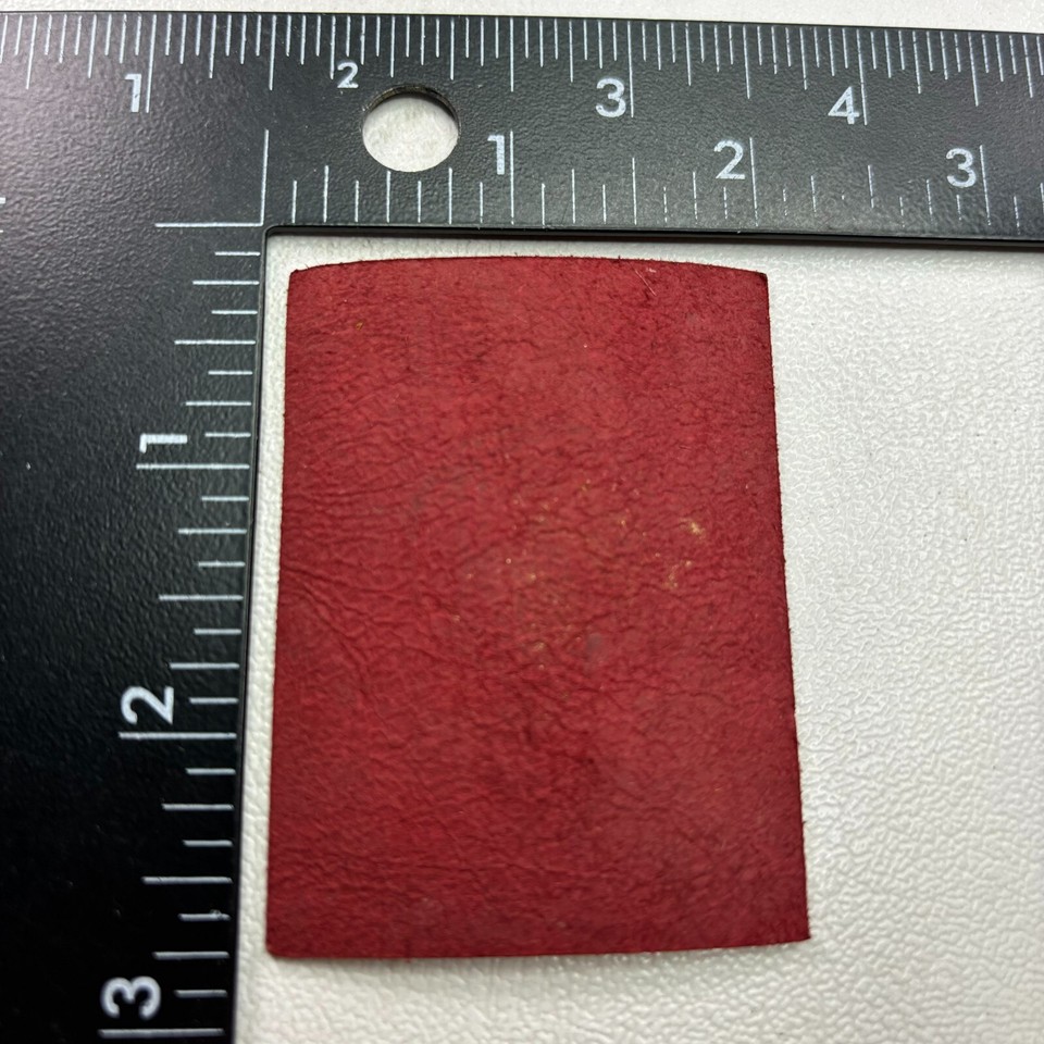 VTG c 1910s Some Discoloration UNIVERSITY OF OKLAHOMA Tobacco Leather Patch 392T | eBay