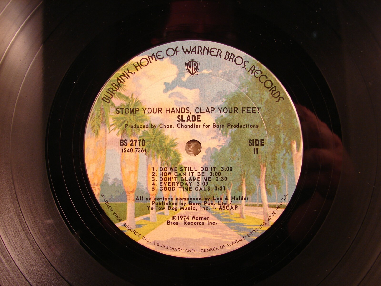 LP SLADE STOMP YOUR HANDS CLAP YOUR FEET 1974 USED VINYL ALBUM WARNER ...