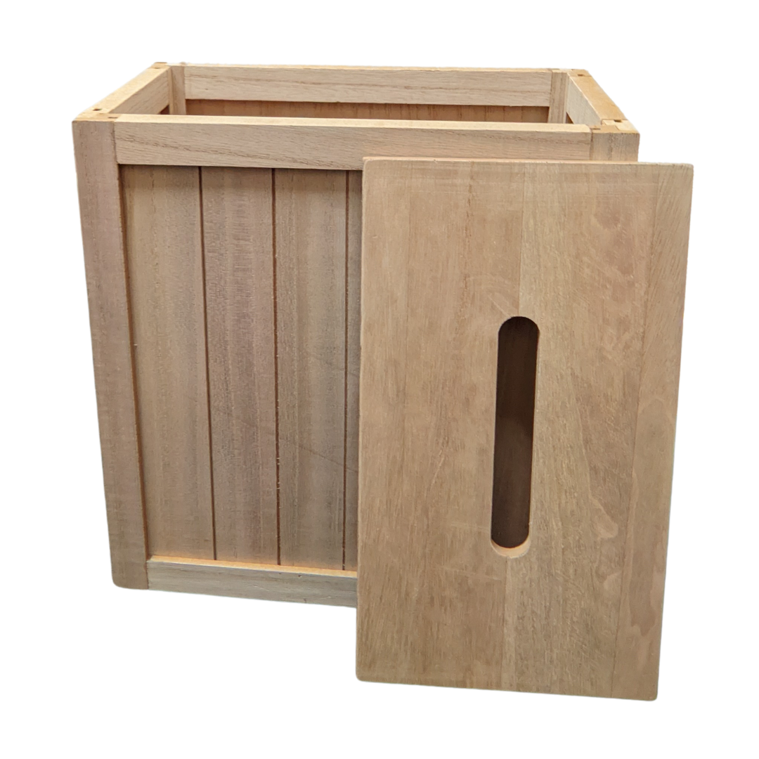 Slimline Wooden Multi purpose Bathroom Storage Unit With Lid Toiletry ...