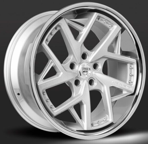 22" Inch Silver Brushed Lexani Devoe 22x9 BLANKS Wheels Rims | eBay