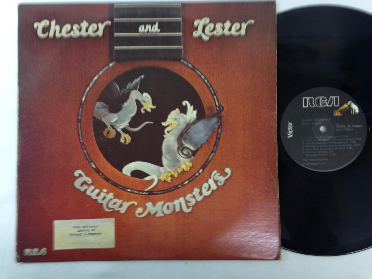 CHET ATKINS & LES PAUL LP: Chester And Lester, Guitar Monsters, NM 1978 ...