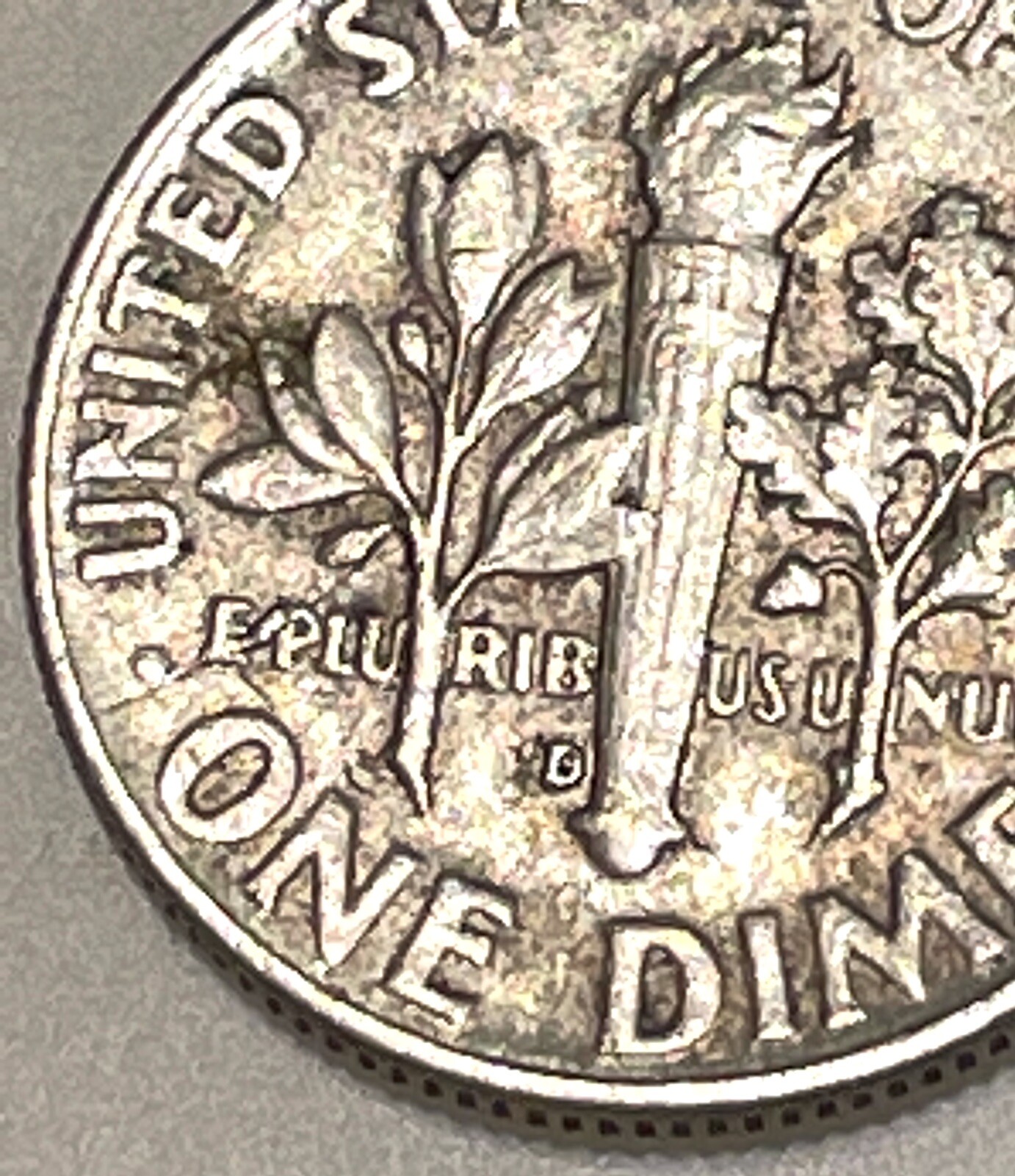 1964 D ROOSEVELT DIME Die Crack ERRORS Good Luster Coin Many ...
