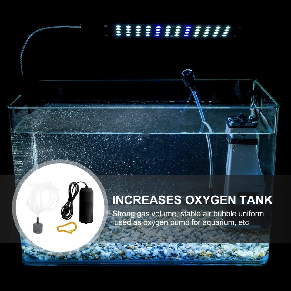 Aerator for Fish Aquarium Air Stone Tank Nano Bubble Kit Oxygen Pump | eBay