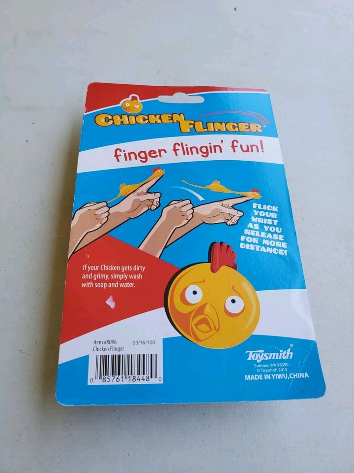 Toysmith Chicken Flingers Toy Yellow 2 In Package New Toy Rubber ...
